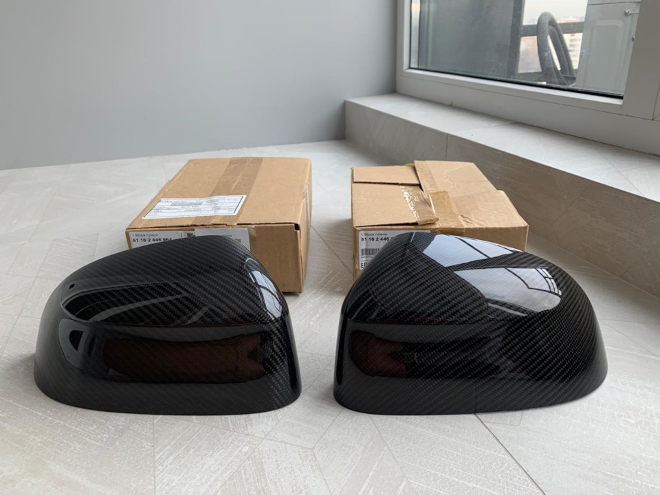 Карбоновые крышки зеркал M performance G05 / G06 на BMW X5 (G05), BMW ...