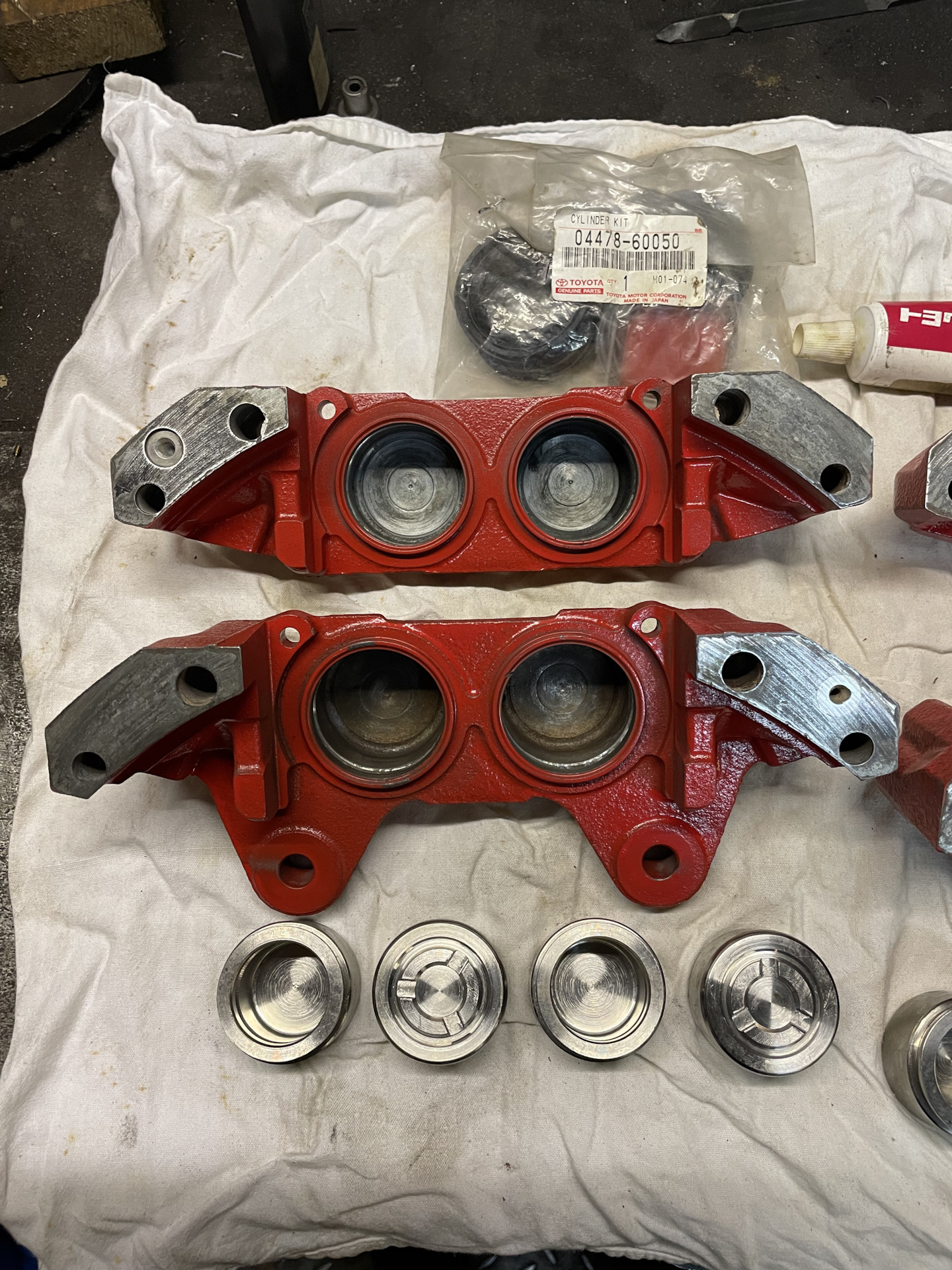 Переборка передних сток суппортов — Toyota Land Cruiser Prado 120 ...