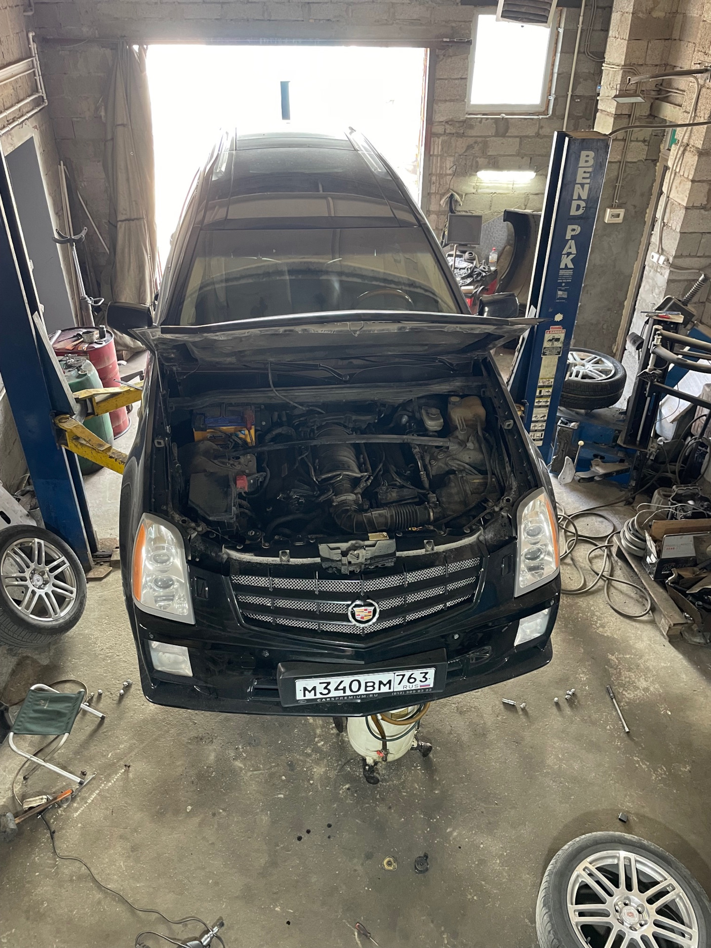 Замена масла, ремней и т.д. — Cadillac SRX (1G), 4,6 л, 2009 года ...