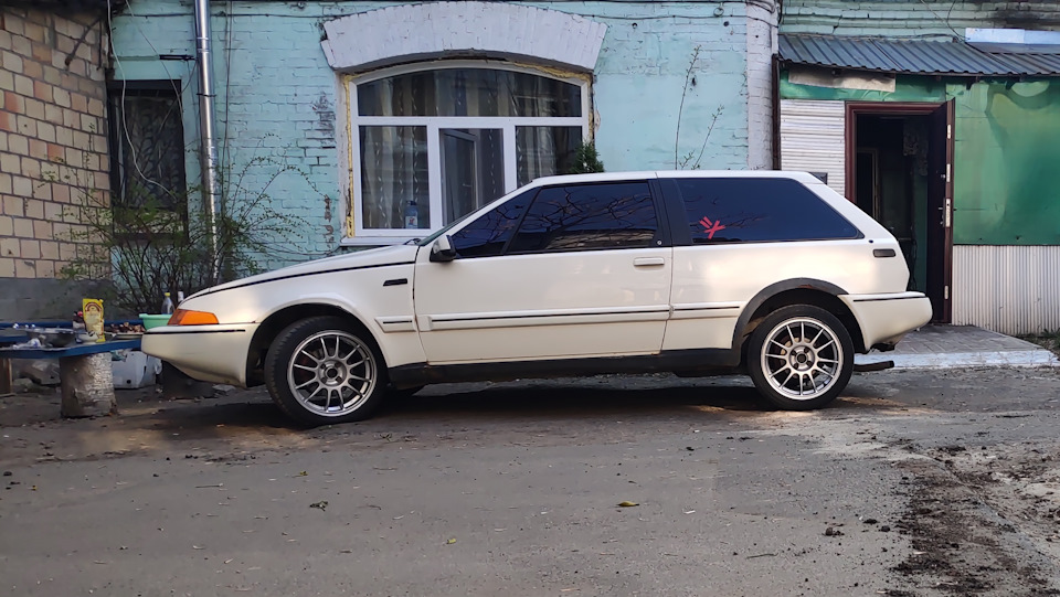 Занижение -40 — Volvo 480, 1,7 л, 1989 года | визит на сервис | DRIVE2