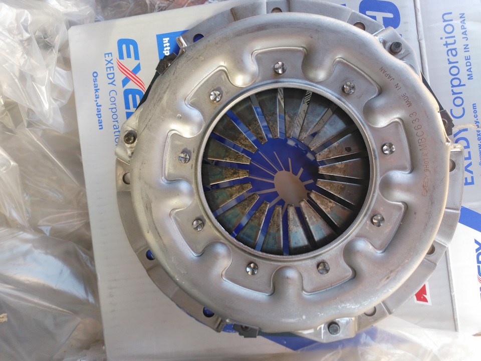 15-Замена сцепления, оригинал на оригинал — Mitsubishi Lancer IX, 1,6 л ...