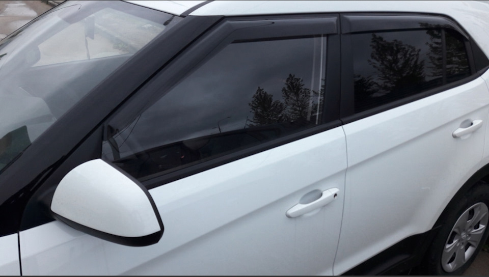 Ветровики фирмы Cobra Tuning для Hyundai Creta — Hyundai Creta (1G), 1 ...