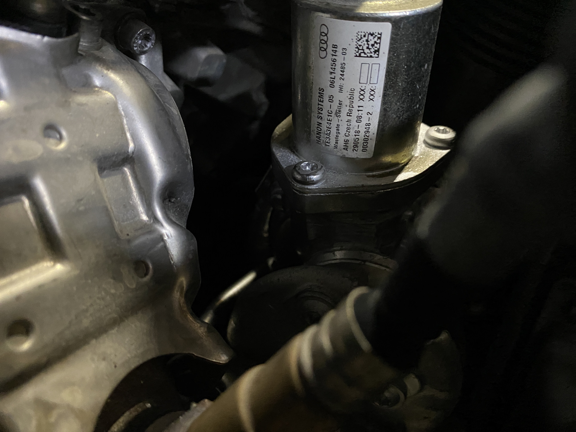 Замена турбины IHI IS 20 — 06l145722S от Q5 FY — Audi Q5 (1G), 2 л ...