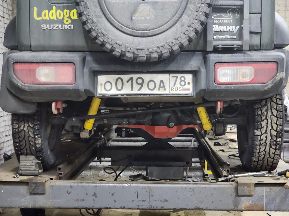 Лифт в 2 дюйма jimny jb74. Часть 1: программа минимум и джентльменский набор. — Suzuki Jimny (4G ...