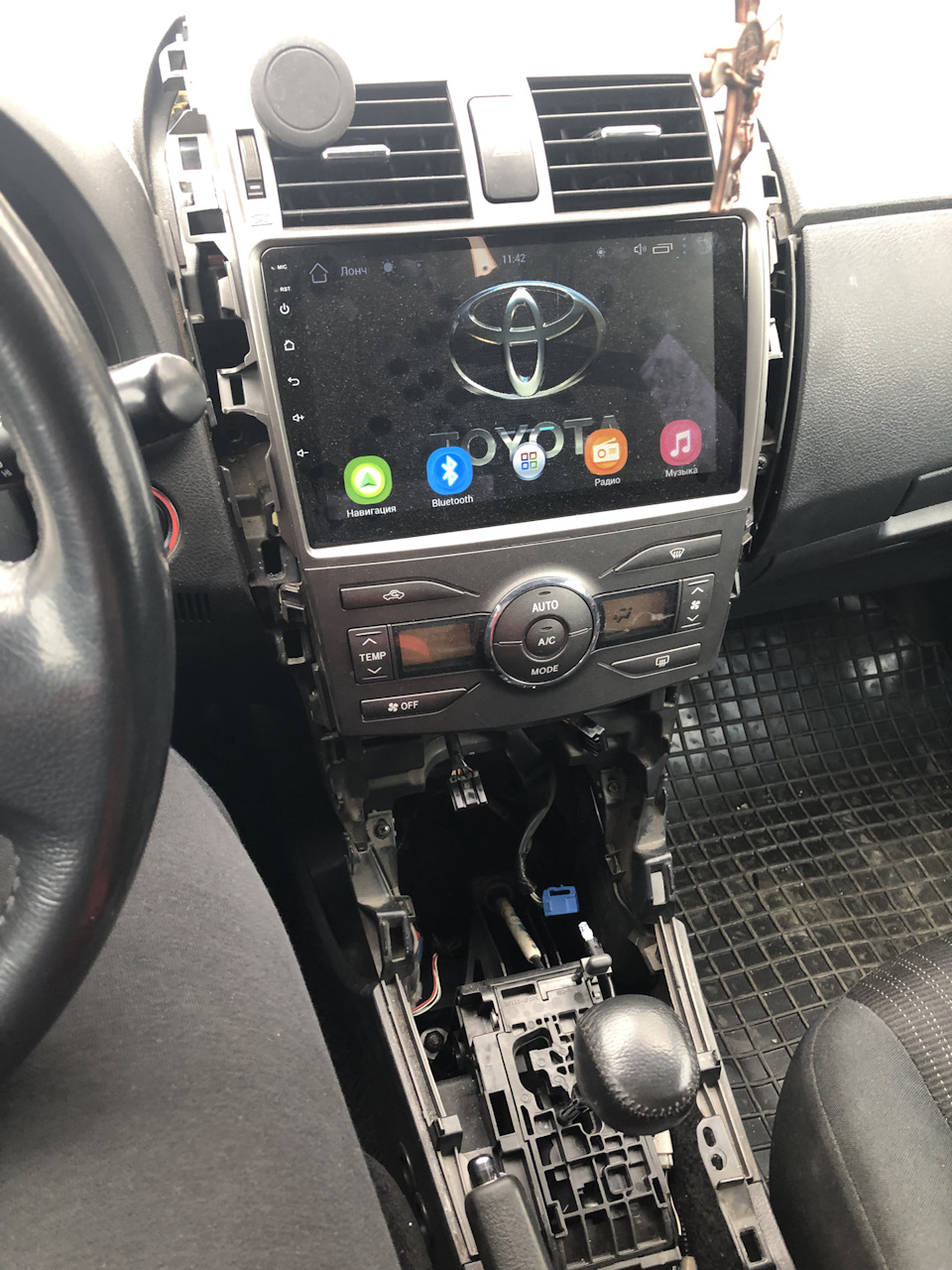 Свап магнитолы — Toyota Corolla (140/150), 1,6 л, 2007 года | автозвук ...
