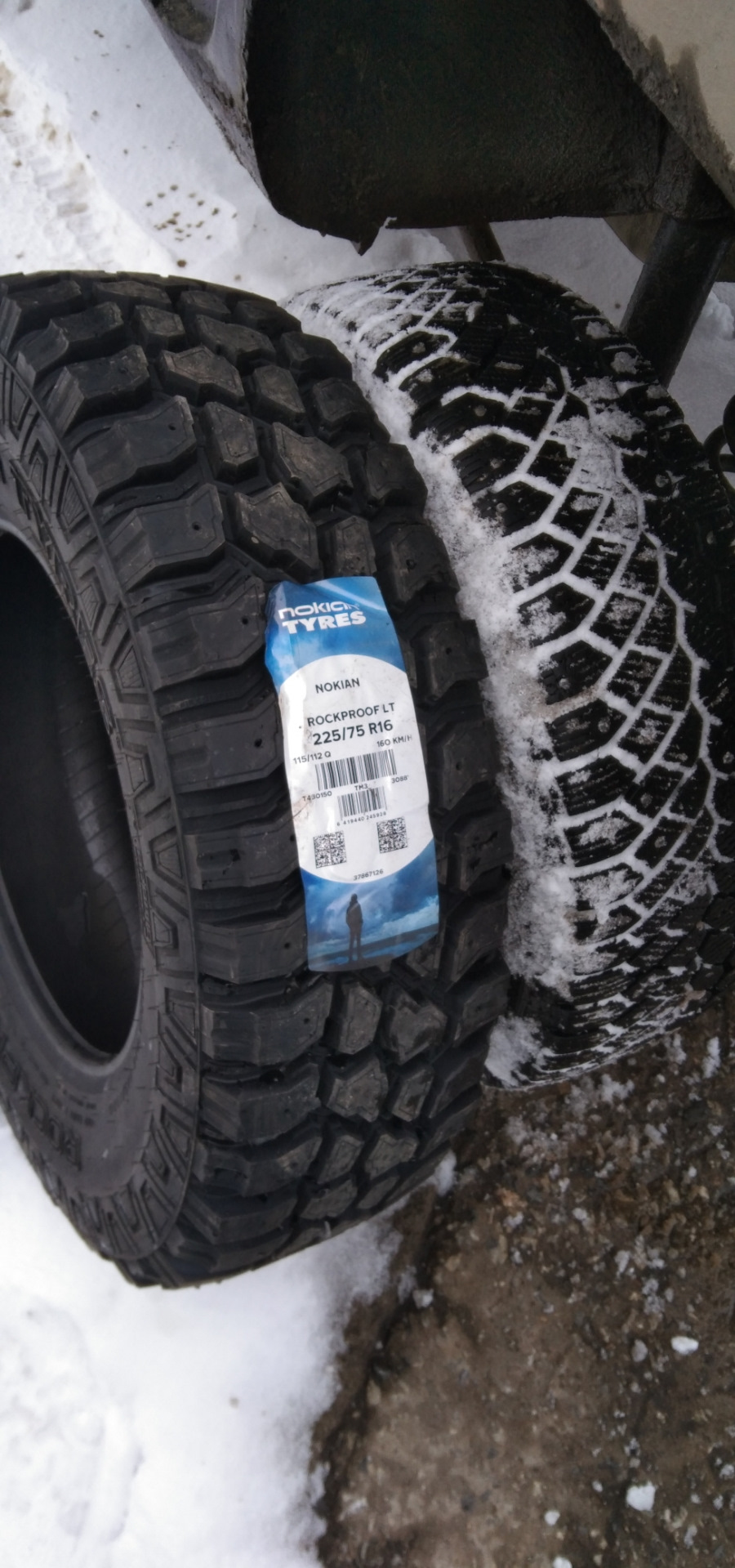 Купил новые шины nokian rockproof — Chevrolet Niva (1G), 1,7 л, 2005 ...