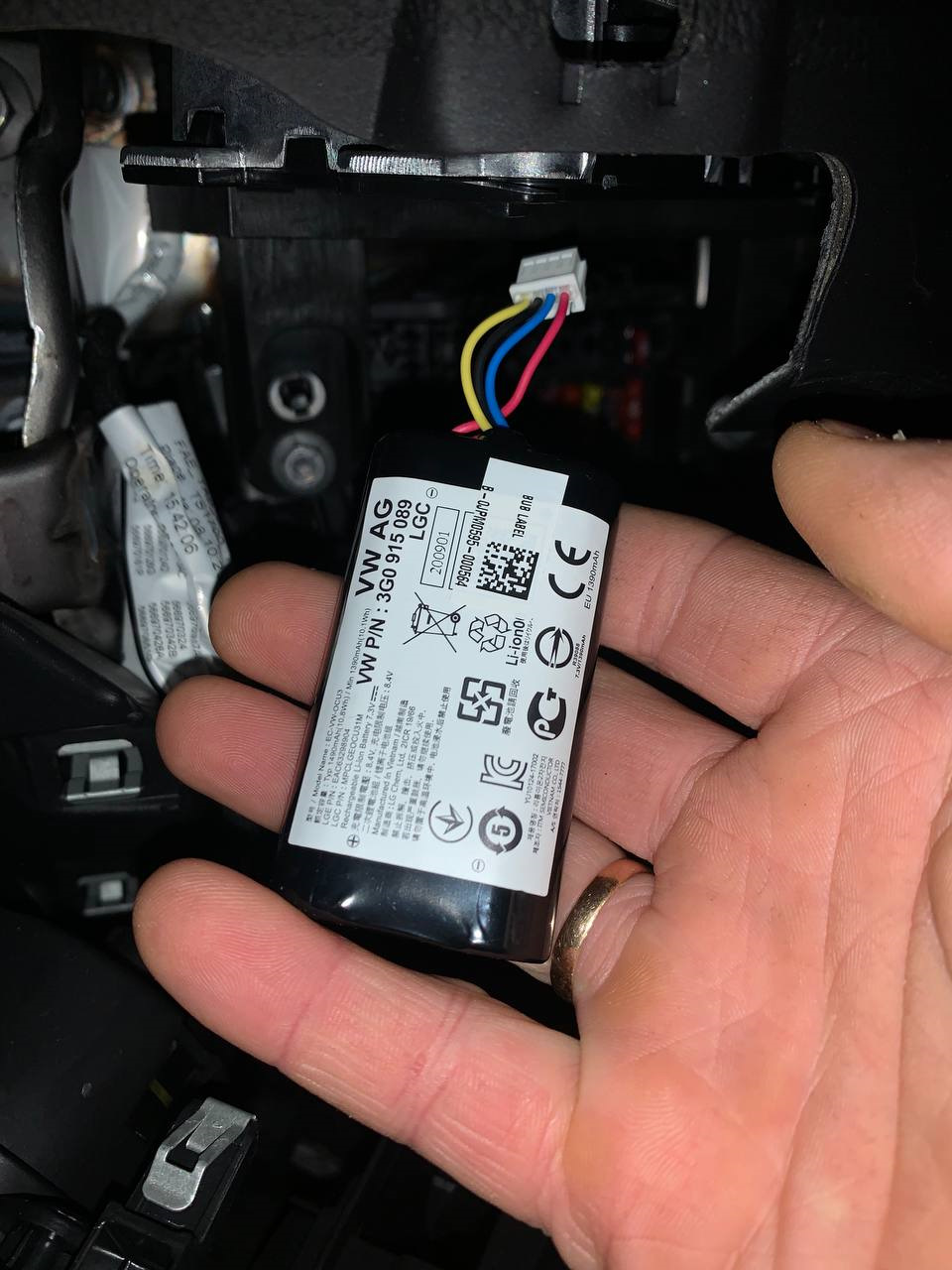 3G0915089 Батарейка эра-глонасс VAG | Запчасти на DRIVE2