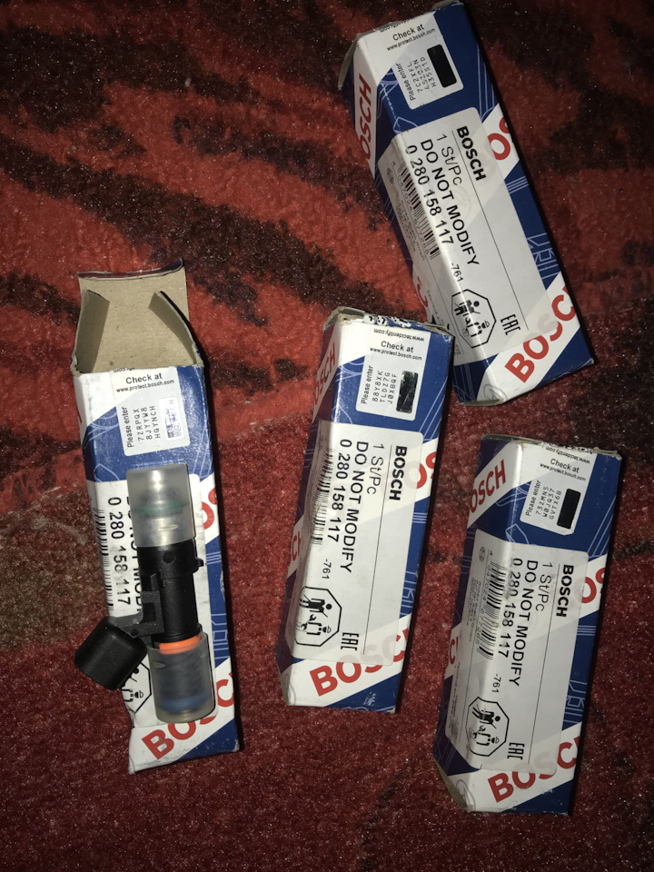 0280158117 Форсунка бензиновая BOSCH | Запчасти на DRIVE2