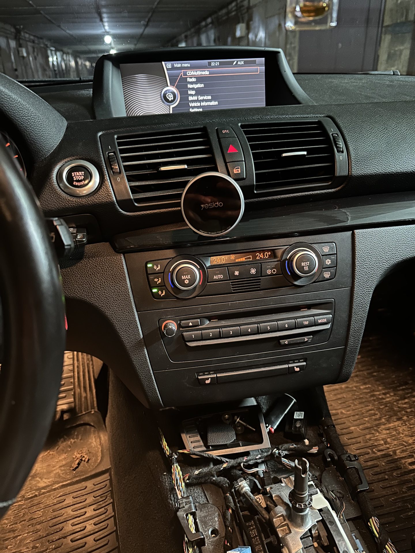 Установка CIC в BMW E87 — BMW 1 series (E81/E87), 2 л, 2008 года ...