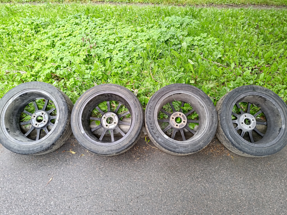 Шины летние 215/45 R16, кованые диски Advan (Тайвань) 7Jx16 ET45 4x100 ...