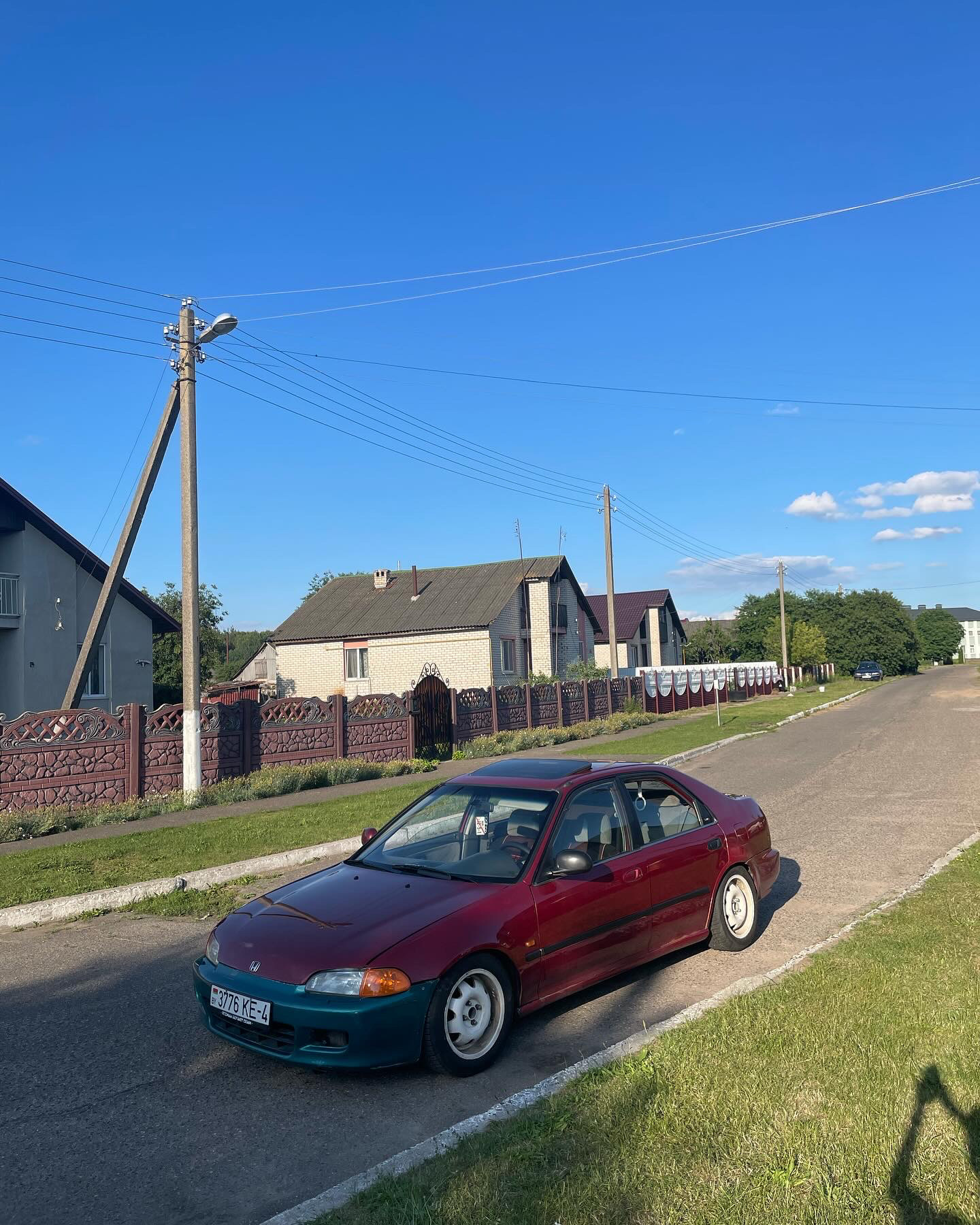 первый выезд — Honda Civic (5G), 1,5 л, 1993 года | заправка | DRIVE2