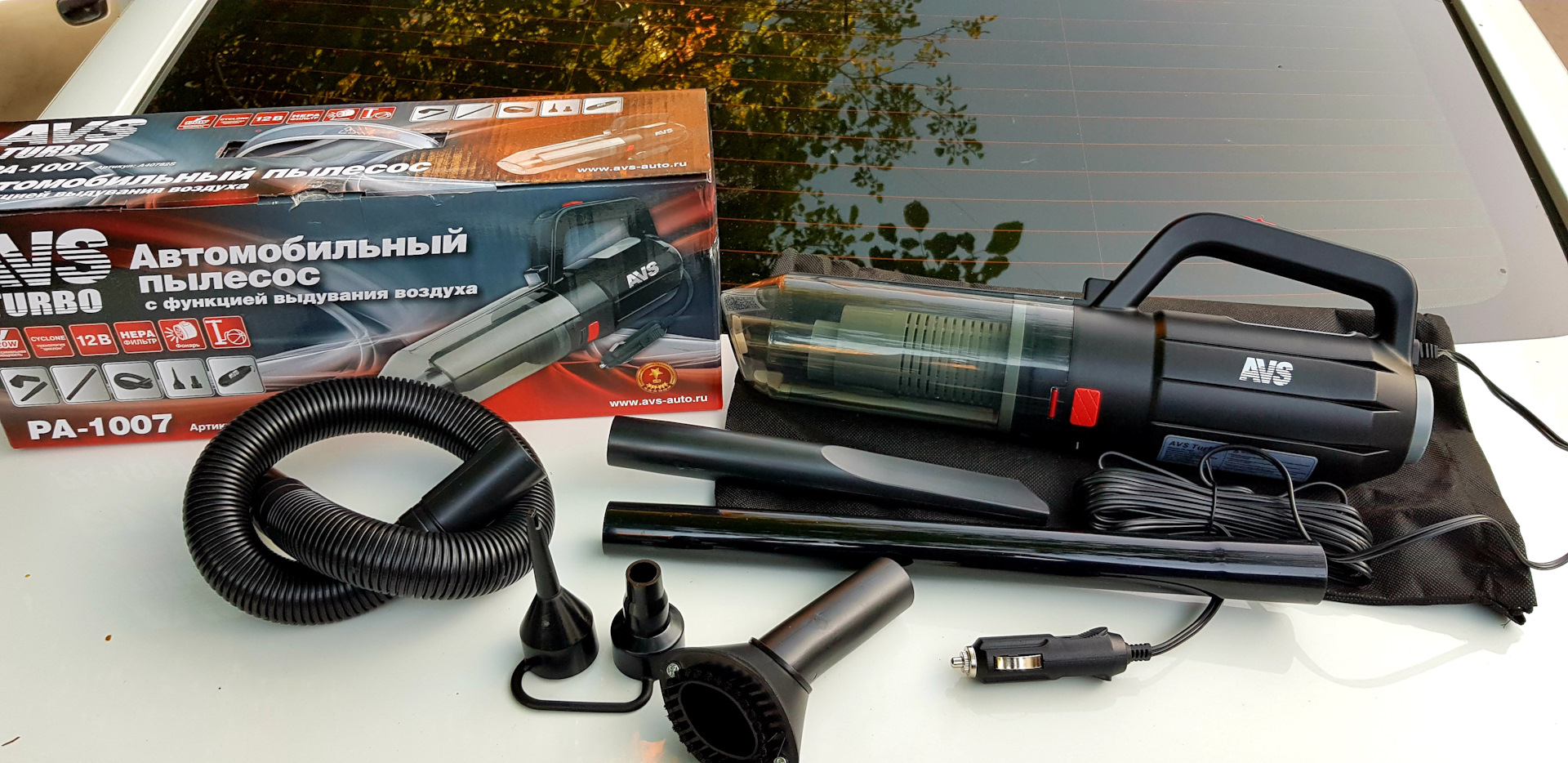 Пылесос автомобильный🚗 с функцией выдува💨 AVS PA-1007👍 — Opel Astra J, 1,6 л, 2013 года ...
