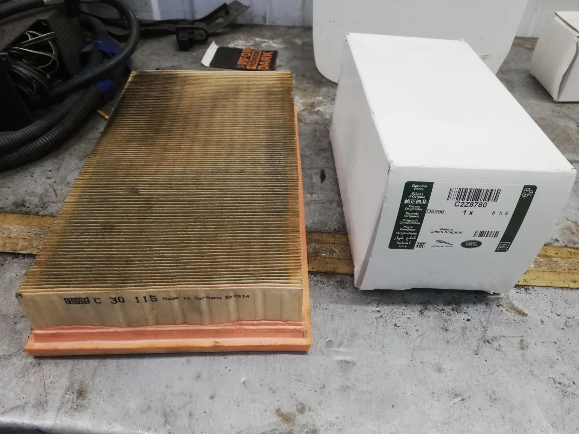 Замена топливного и воздушного фильтров, ручка двери — Jaguar XF (1G ...