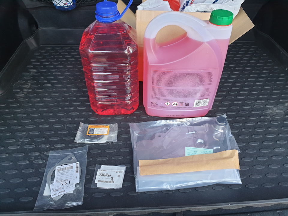 Замена масла в двигателе и устранение течи вариатора — Subaru Forester ...