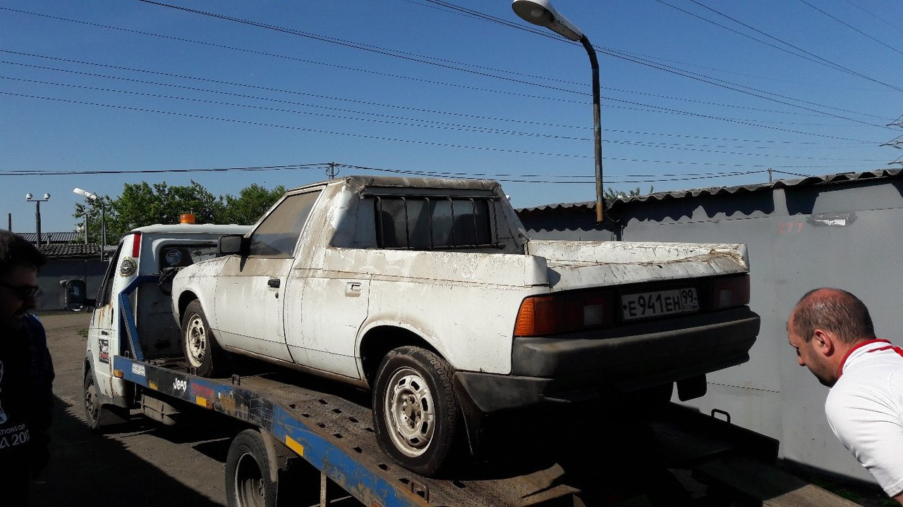 Забираем из гаража. — Москвич 2335, 1,7 л, 1999 года | видео | DRIVE2