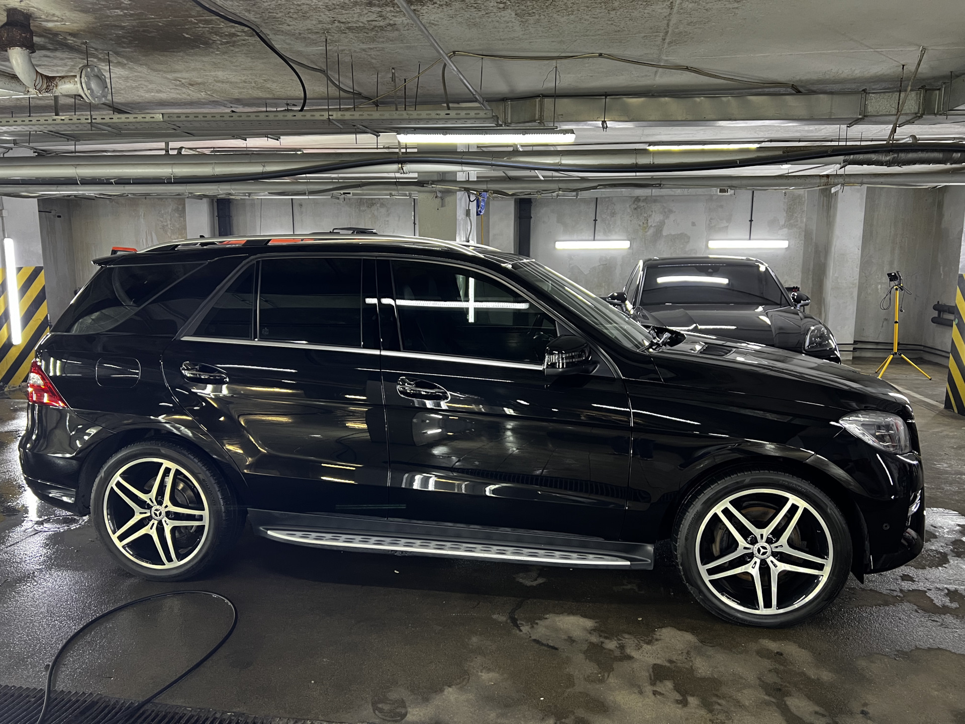 Заменил хром и снял винил — Mercedes-Benz M-Class (W166), 3,5 л, 2013 ...