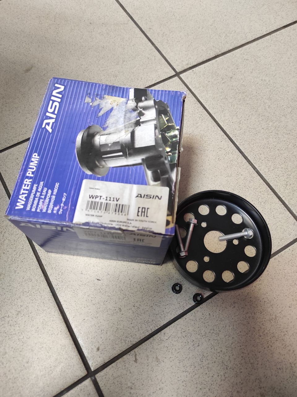 WPT111V Помпа водяная AISIN | Запчасти на DRIVE2