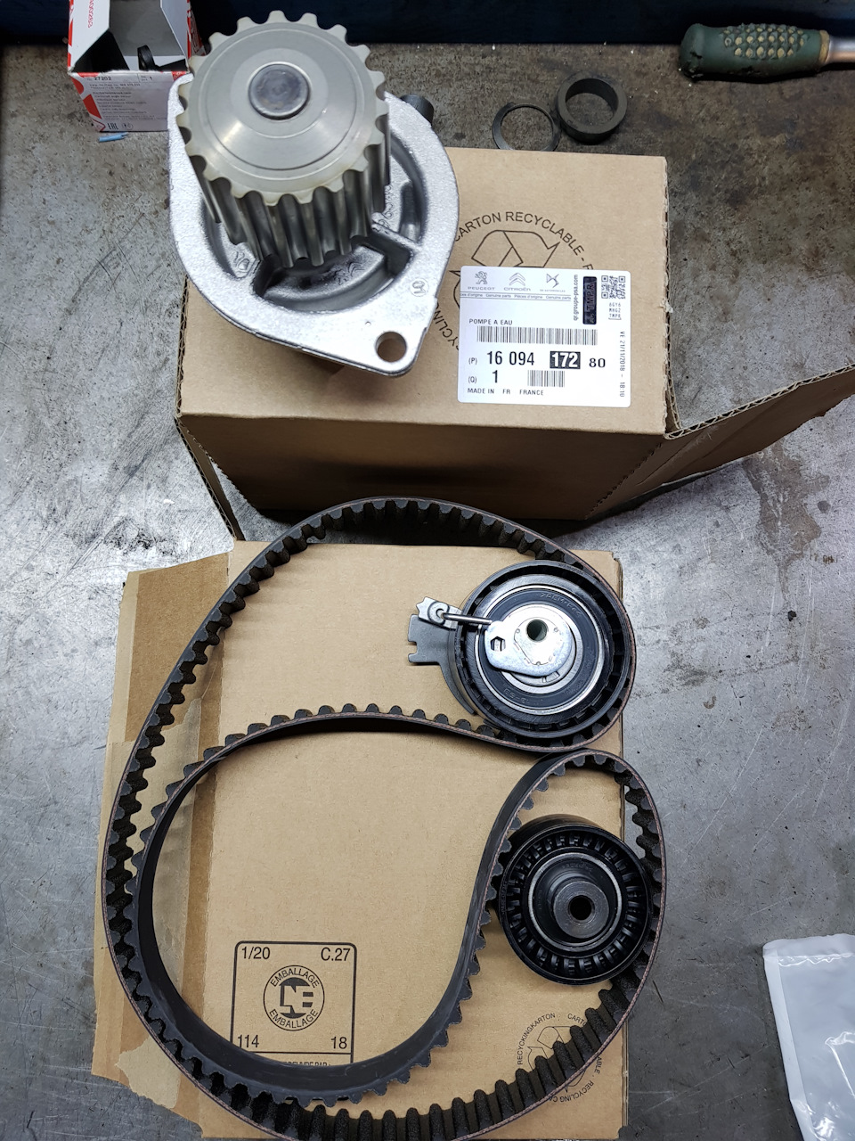 1609417280 Насос водяной Peugeot Citroen | Запчасти на DRIVE2