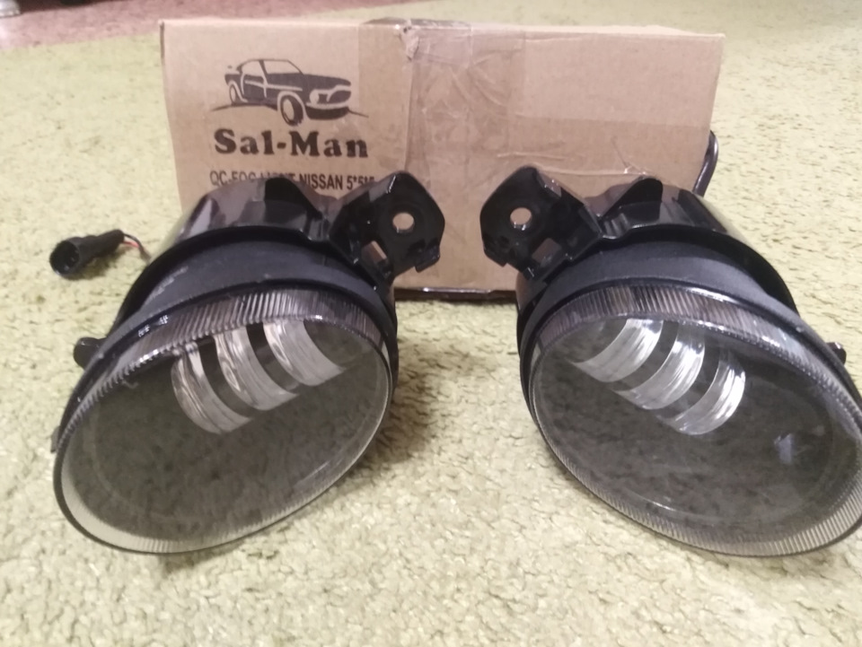 Комплект туманок собран. Sal — Man запотел — Nissan Qashqai (1G), 2 л ...