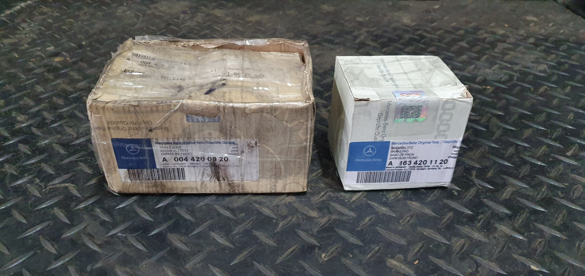 Замена колодок — Mercedes-Benz M-Class (W163), 5 л, 2002 года ...