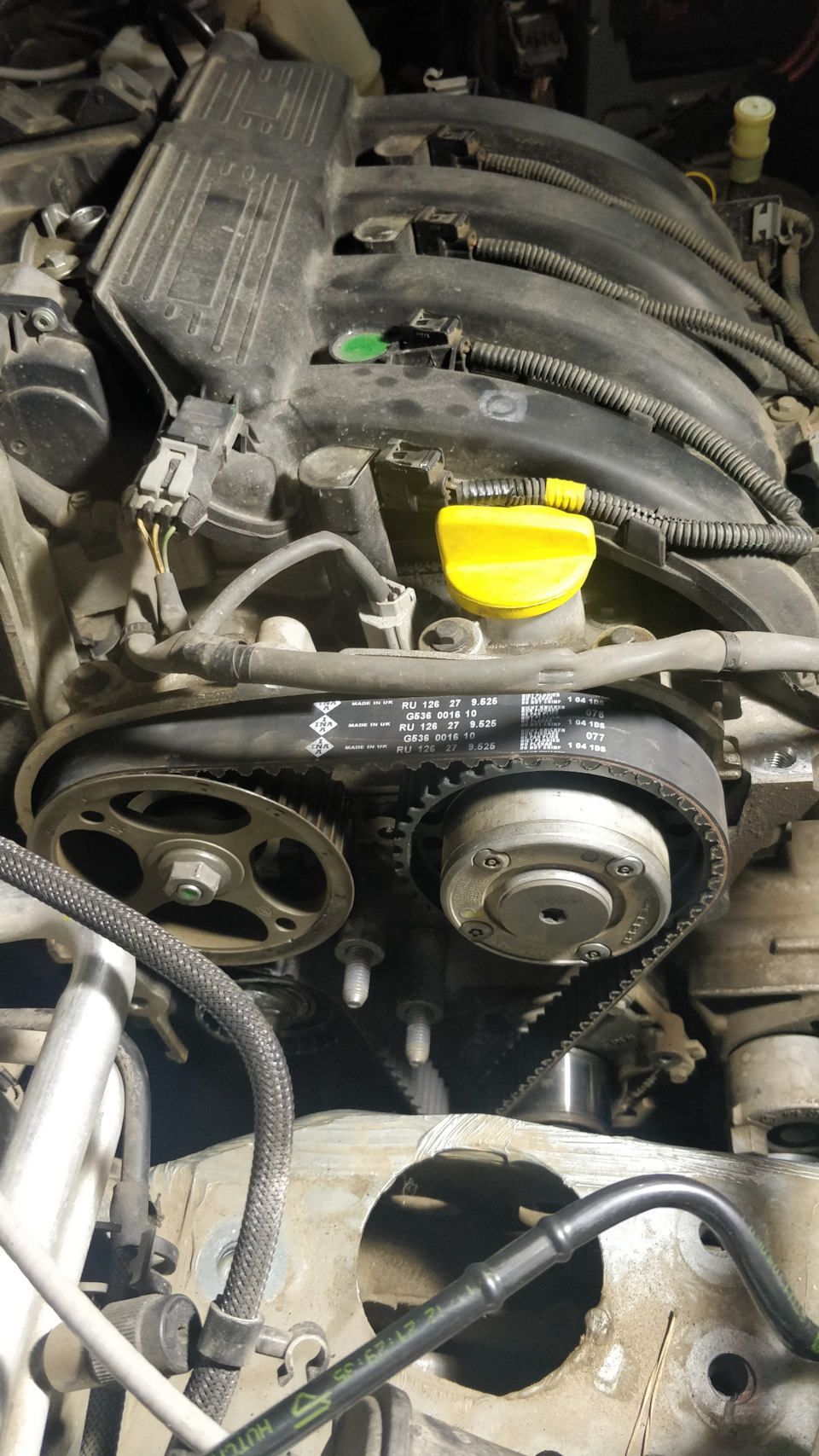 Замена ремня ГРМ плановое — Renault Duster (1G), 2 л, 2013 года ...