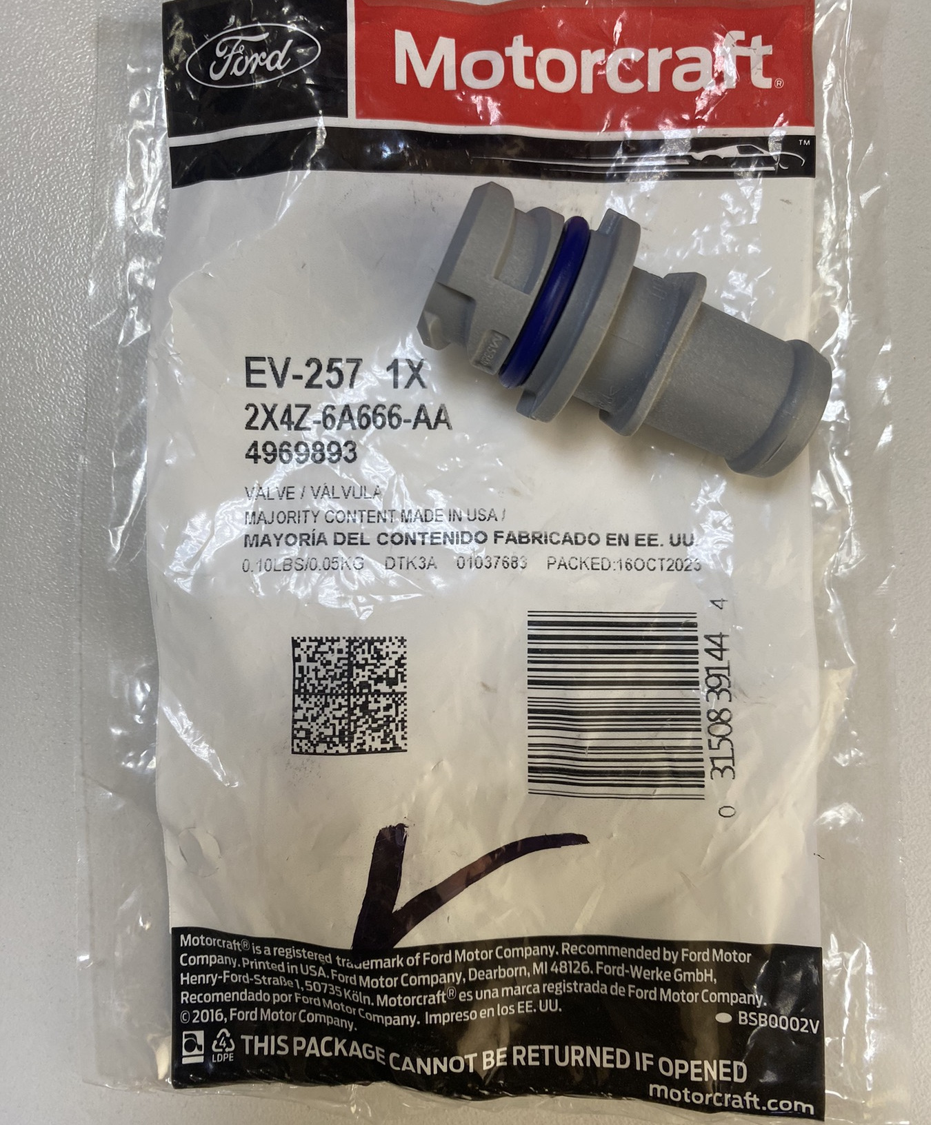 Клапан PCV — альтернатива — Jaguar XF (1G), 3 л, 2008 года | запчасти ...