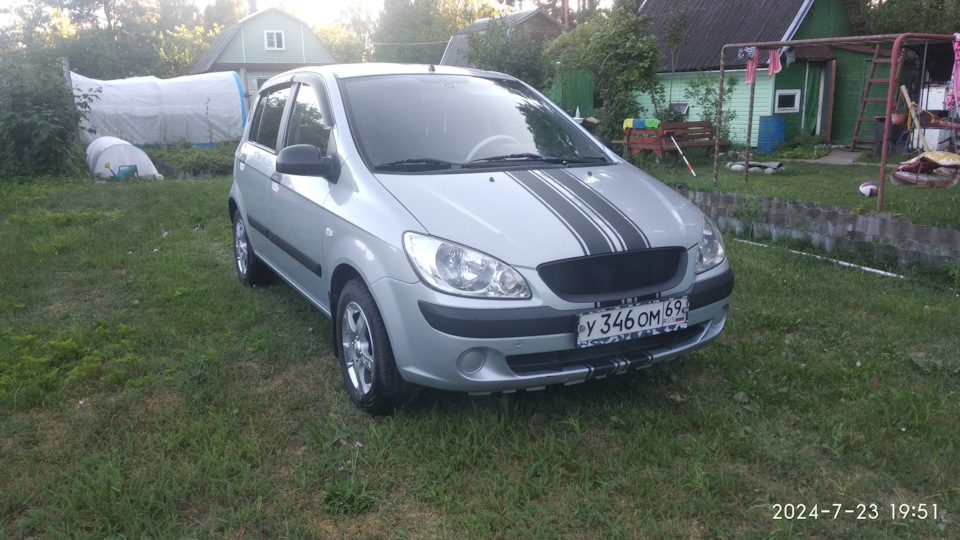Hyundai Getz 1.4 бензиновый 2008 | •SilveR• на DRIVE2