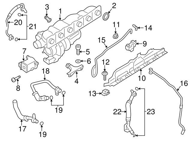 18407502196 Гайка фланца BMW | Запчасти на DRIVE2