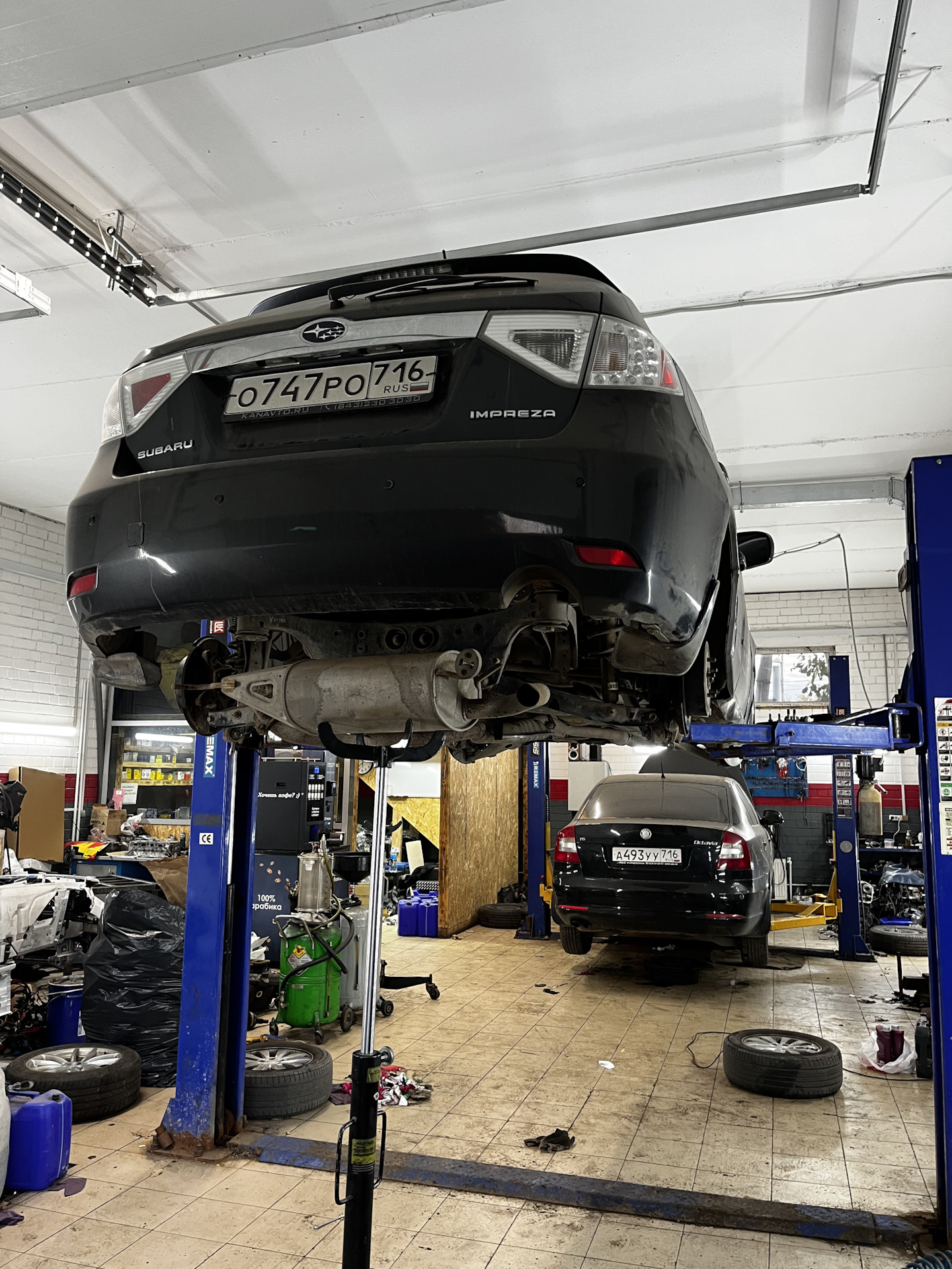 Большое небольшое ТО — Subaru Impreza (GE/GH), 1,5 л, 2008 года | визит ...