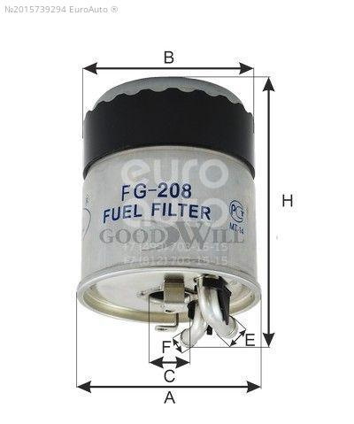 FG208 ТОПЛИВНЫЙ ФИЛЬТР GOODWILL | Запчасти на DRIVE2