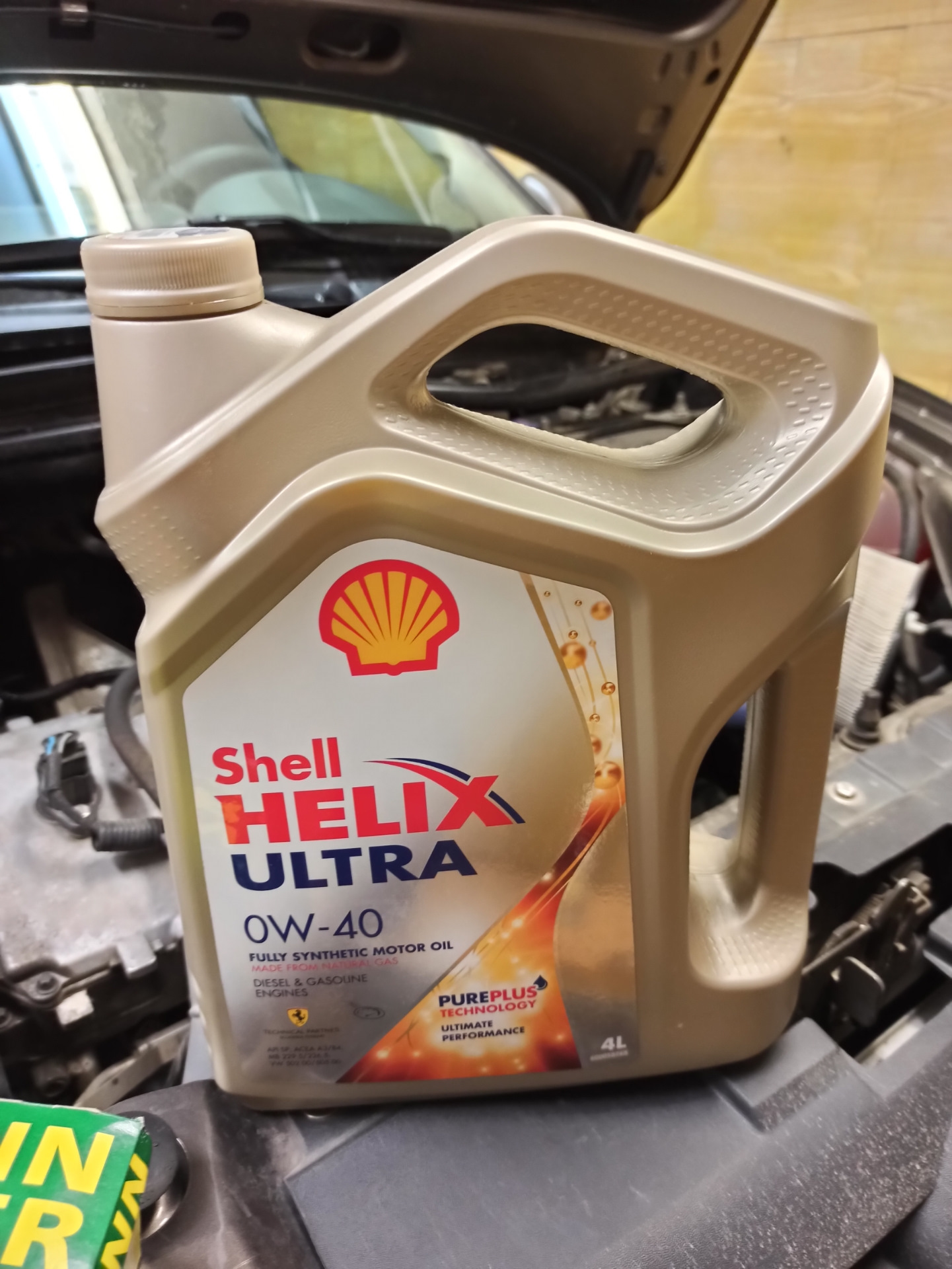 Масло на зиму SHELL Xelix Ultra 0W40 ! — Lada Гранта (1G), 1,6 л, 2017 ...