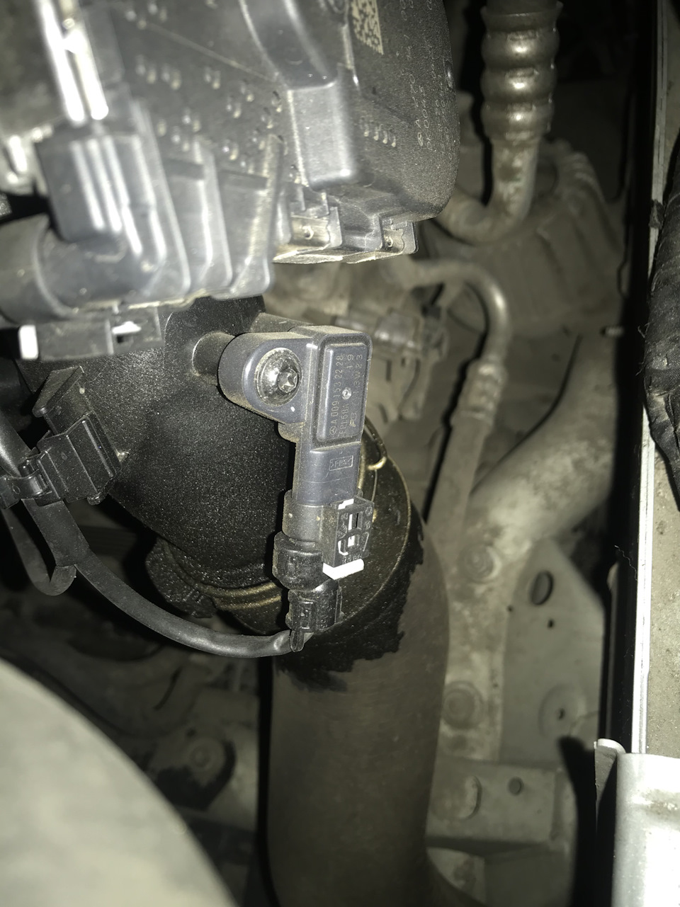 A0091532228 Датчик давления коллектора впускного Mercedes | Запчасти на ...