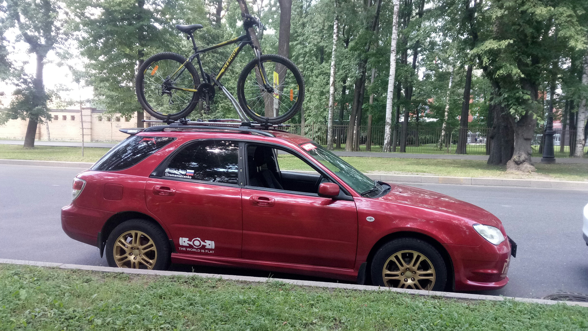 Велокрепёж thule — Subaru Impreza (GD, GG), 1,5 л, 2007 года ...