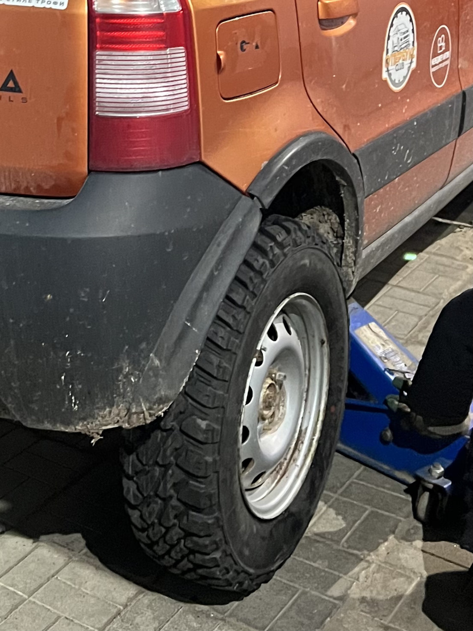 Колеса для грязи — FIAT Panda (2G), 1,2 л, 2008 года | шины | DRIVE2