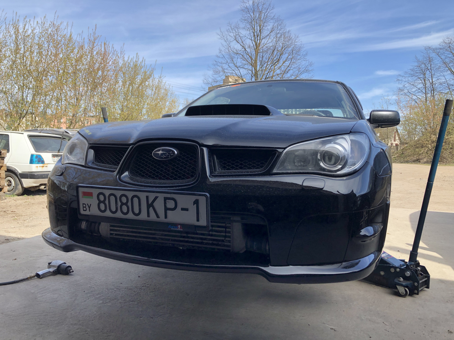 96 Кроссовки на лето. Бампер — финал. — Subaru Impreza WRX (GD/GG), 2,5 л, 2006 года | визит на ...