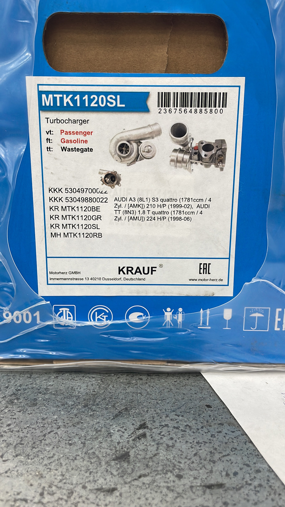 53049700024 Турбокомпрессор для Opel Astra BORGWARNER | Запчасти на DRIVE2