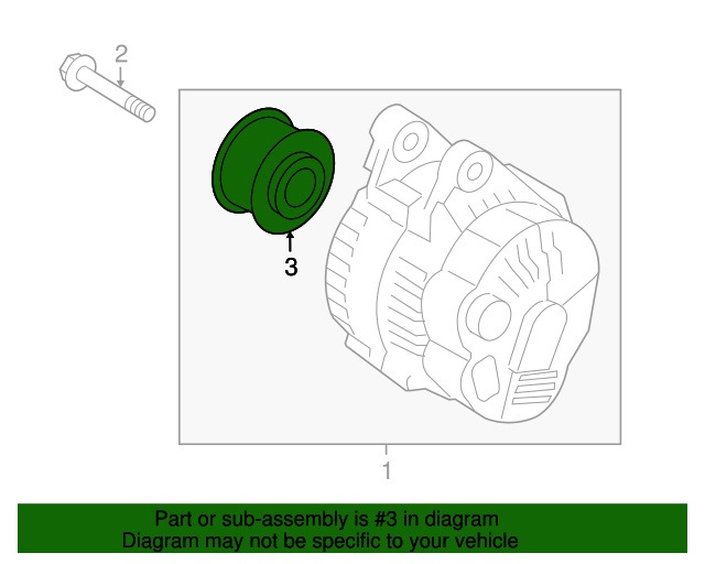 373222G500 Шкив генератора KIA HYUNDAI | Запчасти на DRIVE2