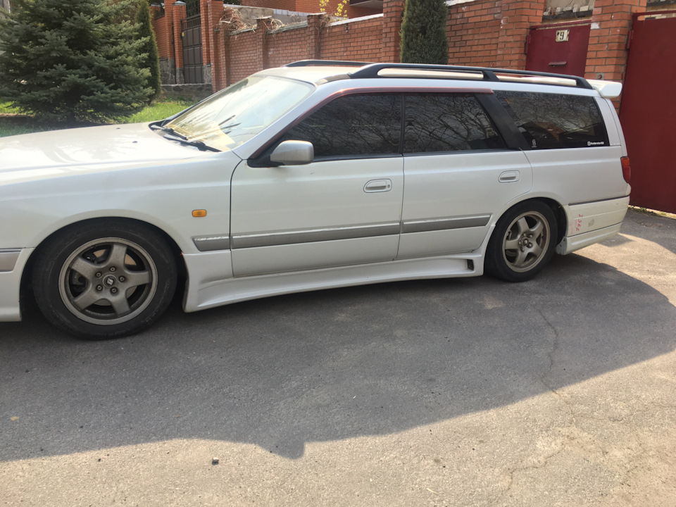Установка койловеров — Nissan Stagea (WC34 Series 1), 2,5 л, 1997 года ...