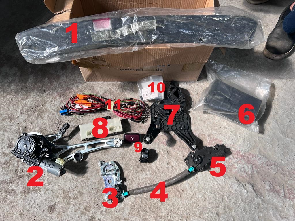 Установка электропривода багажника — Mercedes-Benz E-Class (W213), 2,9 ...