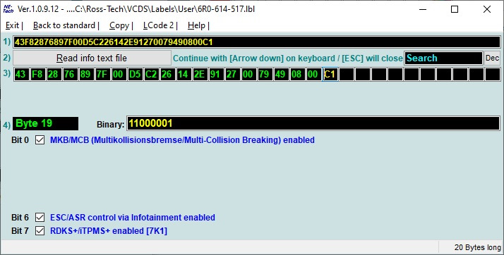Кодирование блоков ABS EBC 460 для чайников — Skoda Rapid Spaceback, 1 ...