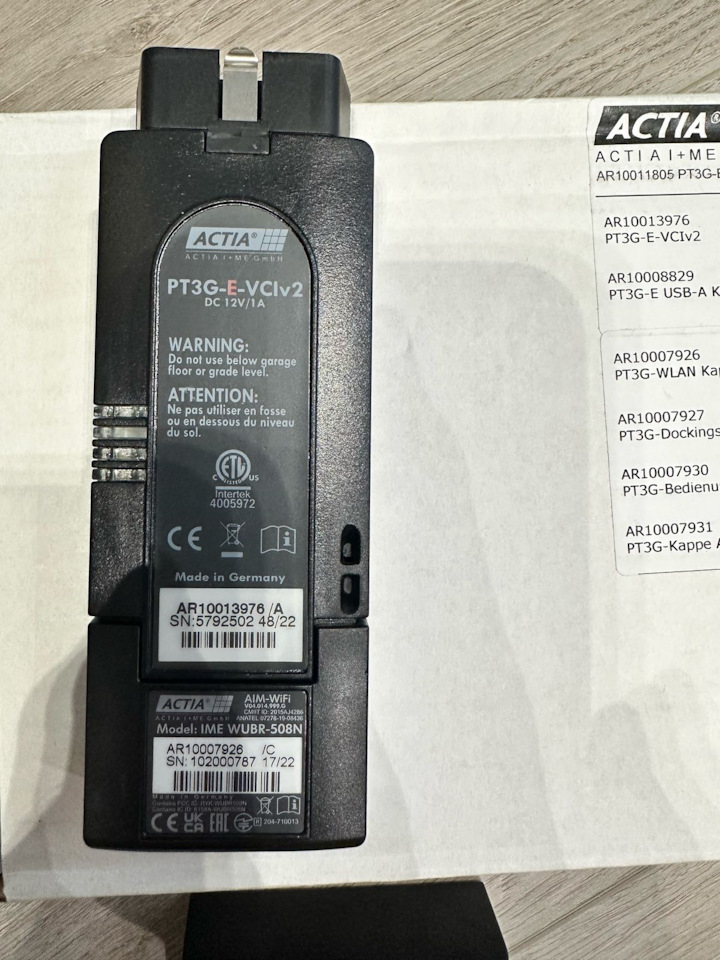 Диагностический интерфейс PT3G E V2 VCI Porsche Piwis на Porsche ...