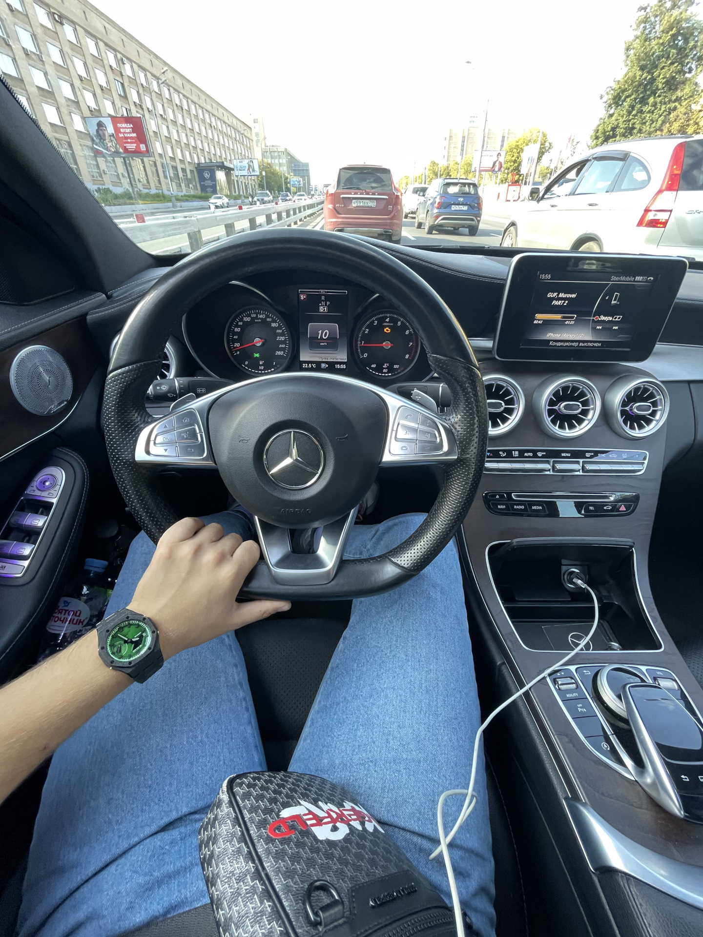 Руль 222 и дерево — Mercedes-Benz C-Class (W205), 1,6 л, 2015 года | стайлинг | DRIVE2