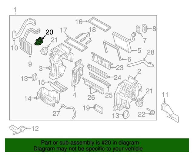 971573SAA0 Моторчик заслонки отопителя KIA HYUNDAI | Запчасти на DRIVE2