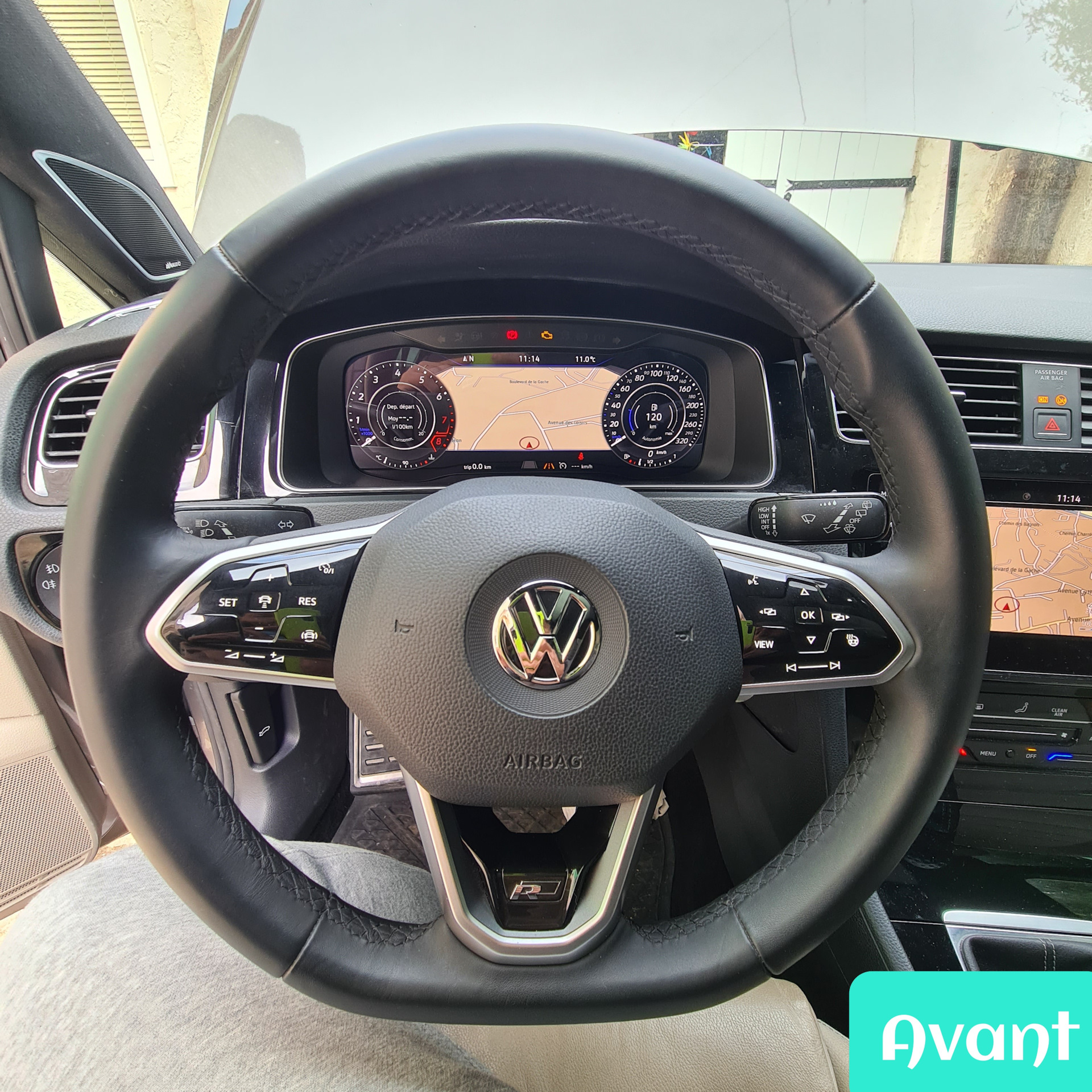 Personalized heated GOLF 8 R-LINE steering wheel — Volkswagen Golf Mk7 ...