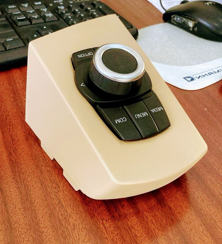 55. Дооснащение джойстиком (шайба управления мультимедия) от BMW F25 ...