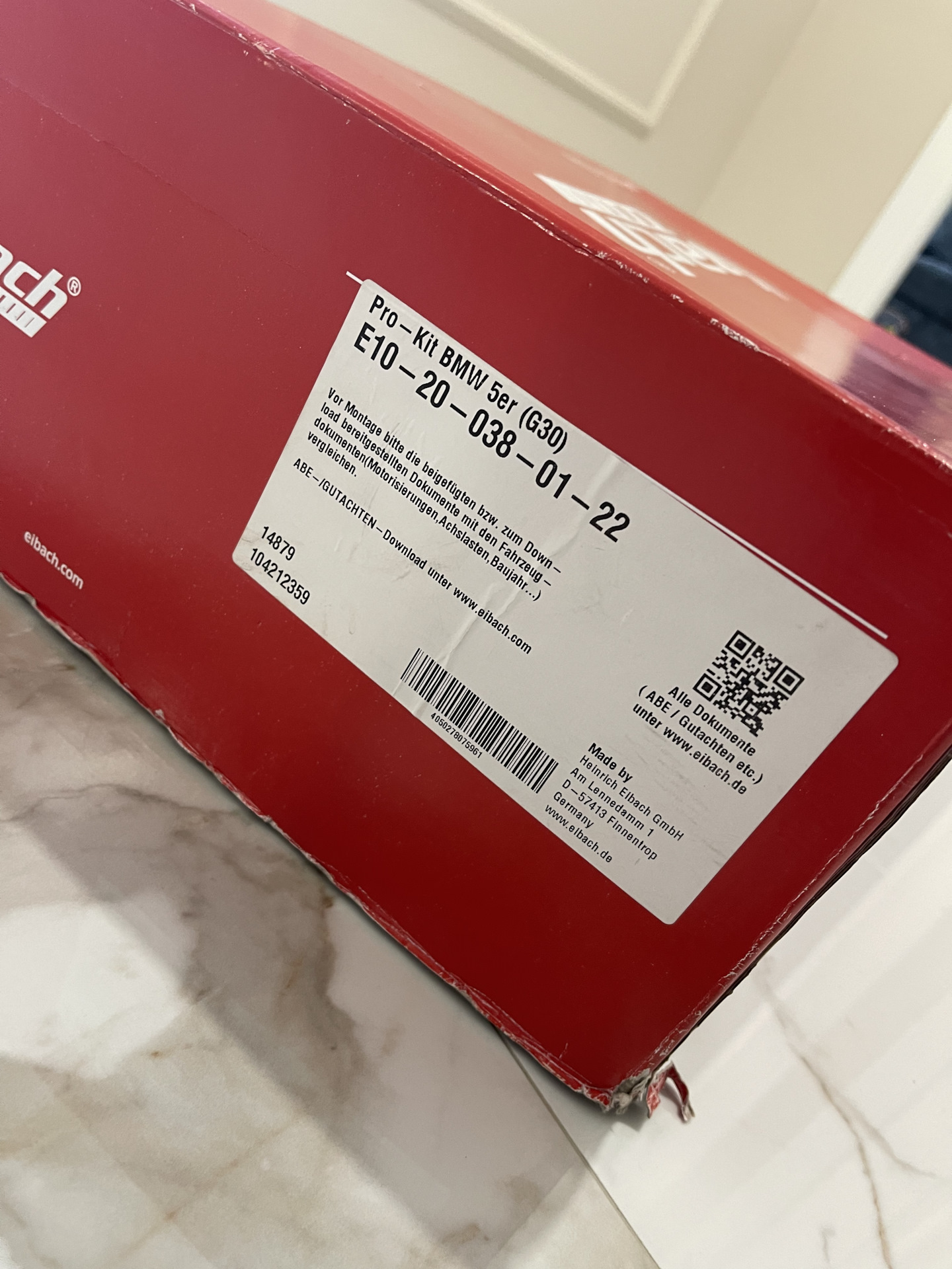 Пружины Eibach -30 — BMW 5 series (G30), 2 л, 2019 года | стайлинг | DRIVE2