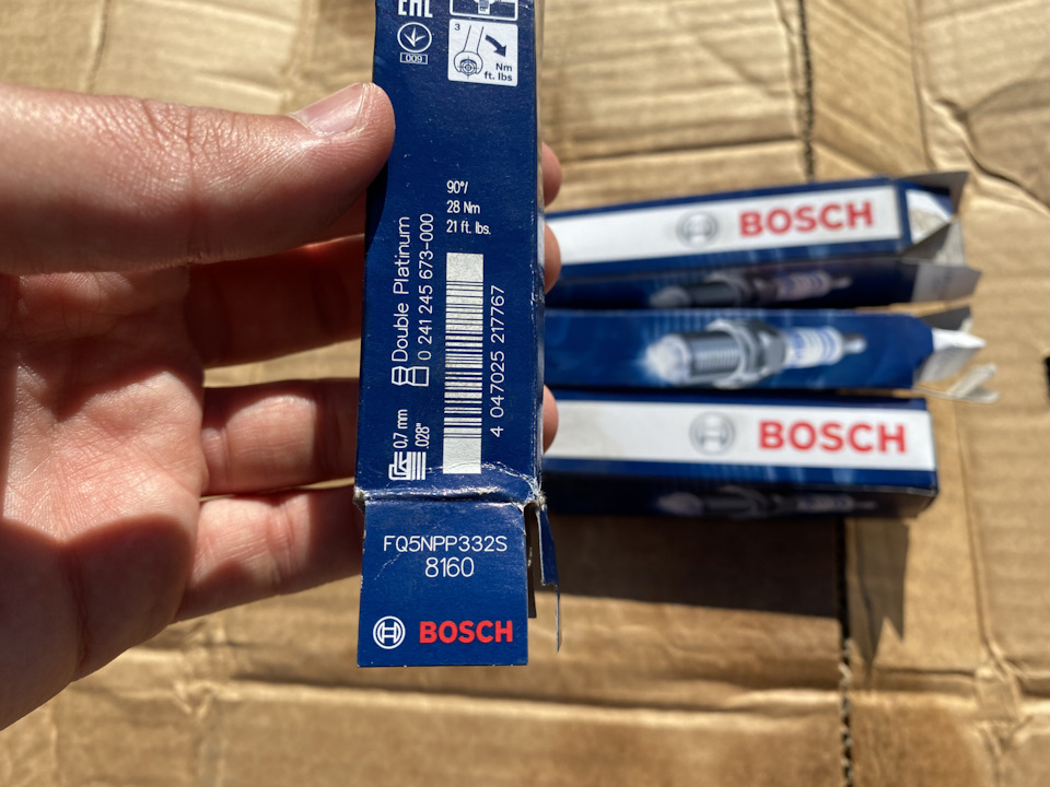 0241245673 Свеча зажигания BOSCH | Запчасти на DRIVE2