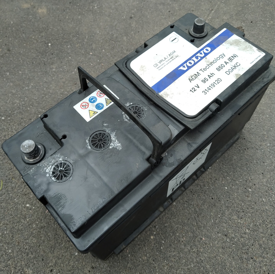 31419120 Стартерная аккумуляторная батарея Volvo | Запчасти на DRIVE2