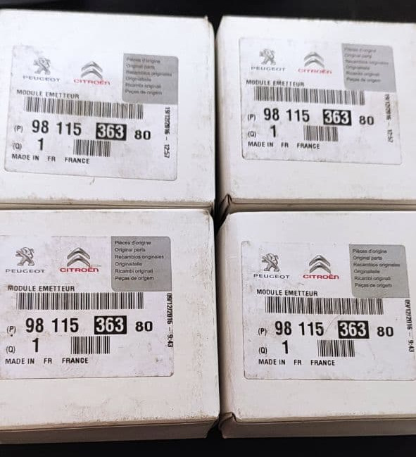 9811536380 Датчик давления в шине (TPMS sensor) Peugeot Citroen ...