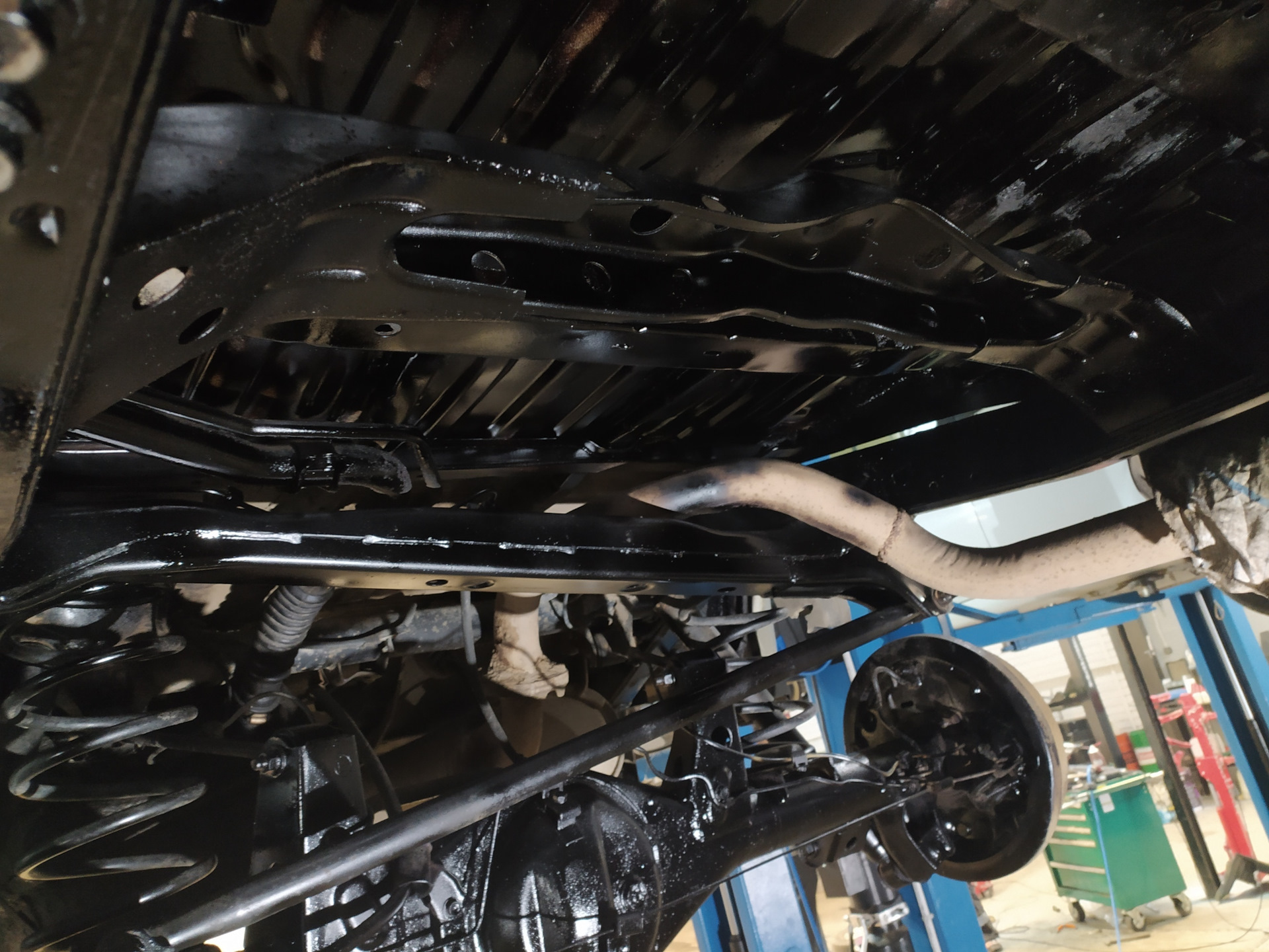 Обработка арок и раму с кузовом — Toyota Surf (185), 3 л, 1997 года ...